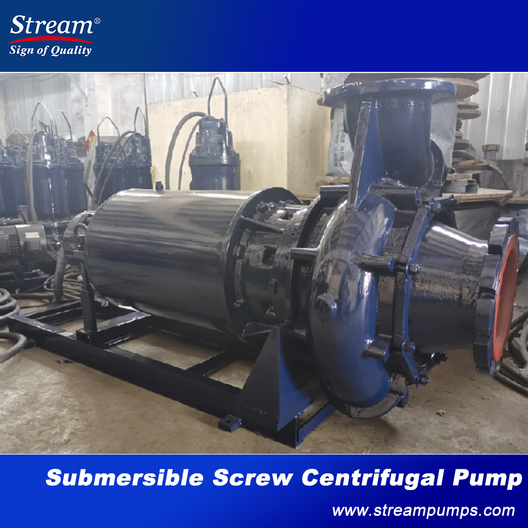 Oil Cooling Submersible Screw Centrifugal Pumps — SRS