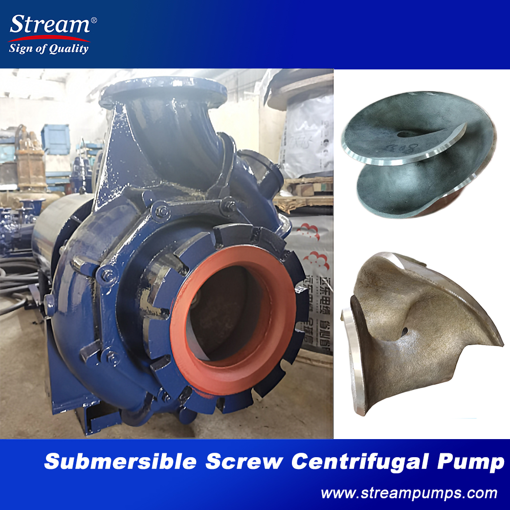 Oil Cooling Submersible Screw Centrifugal Pumps — SRS