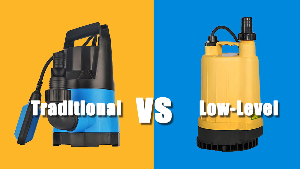 Traditional Submersible Pump vs.Low-Level Submersible Pump